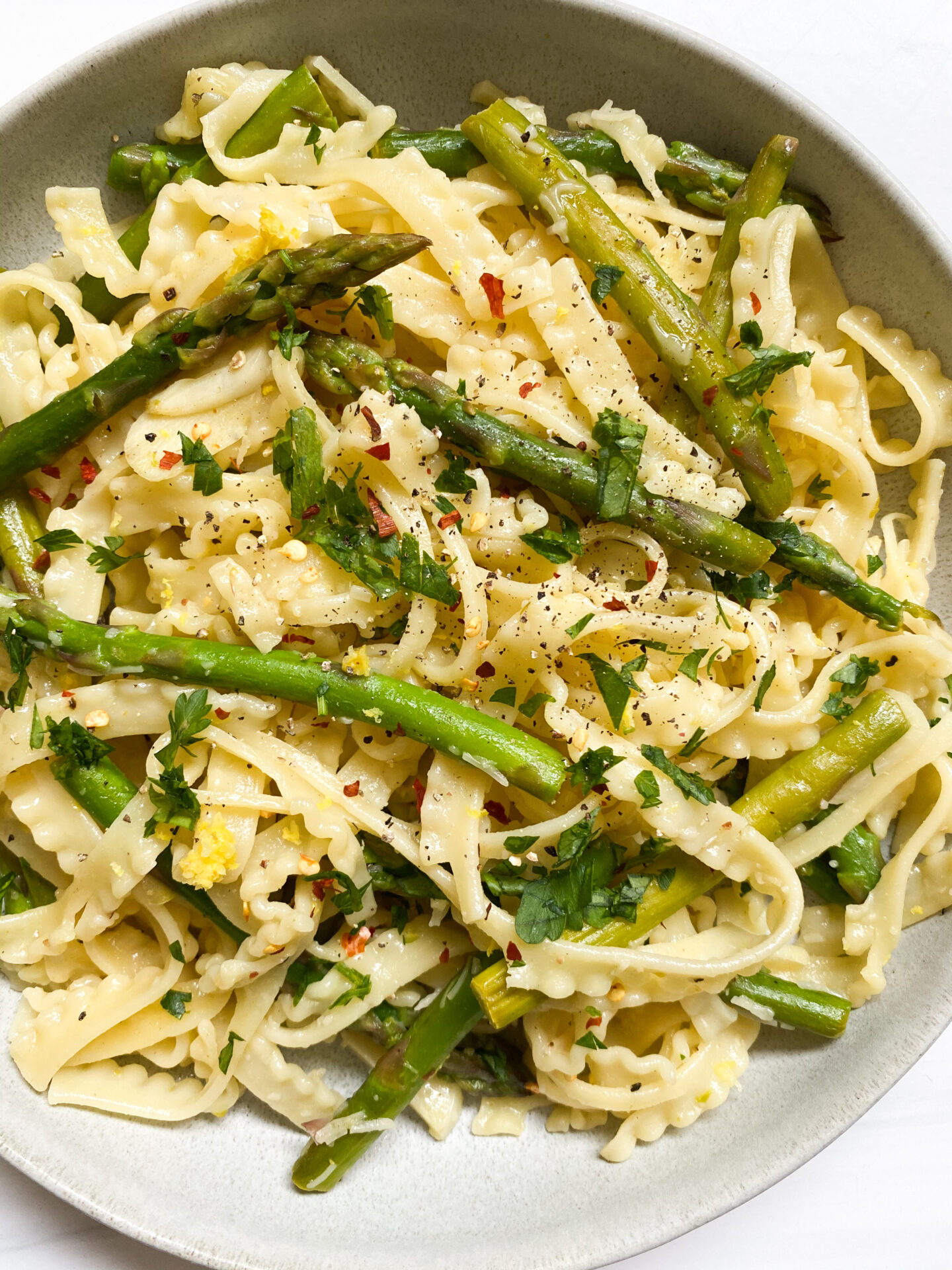 Spring Pasta W/ Asparagus – Plant Based Jane